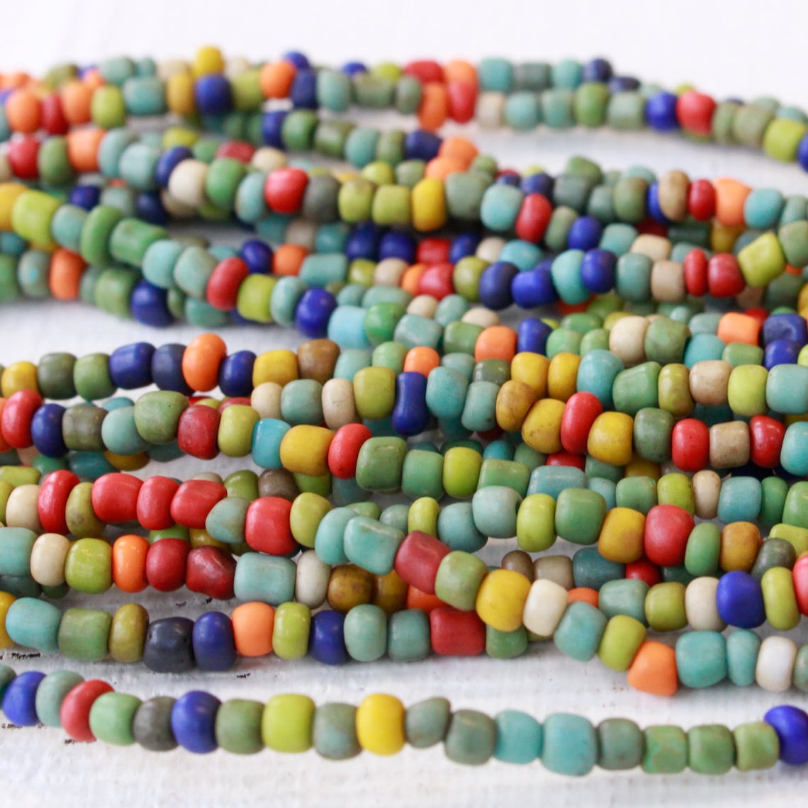 Indonesian Rustic Seed Beads Indonesian Glass Beads Boho - Etsy