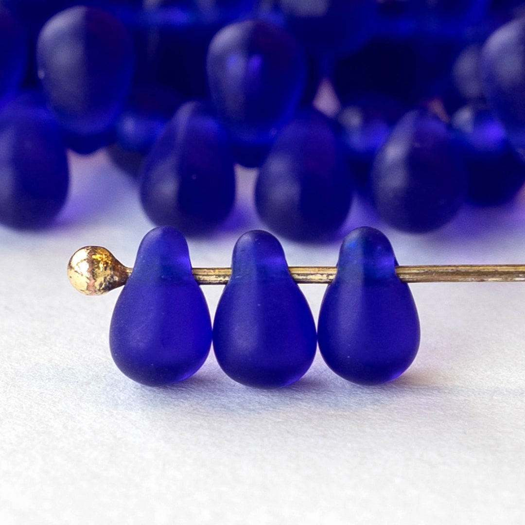 4x6mm Glass Teardrop Beads - Czech Glass Beads for Jewelry Making ...