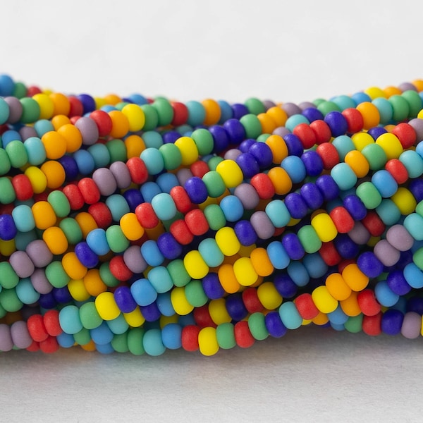 Multi Strand Seed Bead Necklace - Etsy