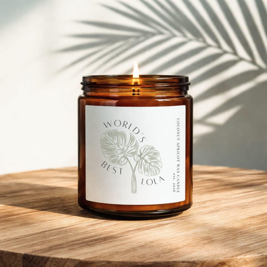 Worlds Best Lola Candle, Filipino Grandma Candle, Gift for Filipino ...