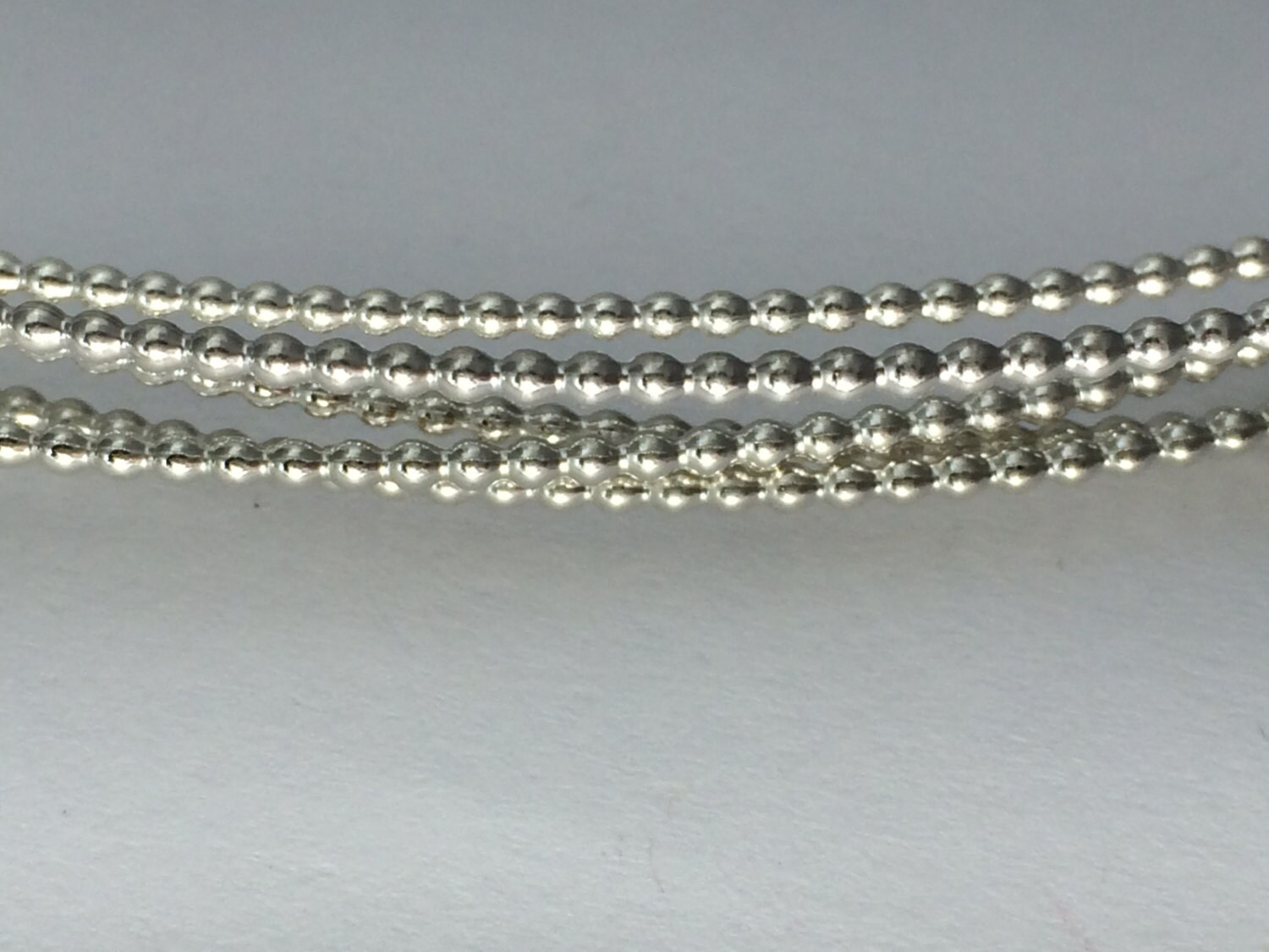 2 Ft Commercial Supplies Full Bead Wire 1.1mm Sterling - Etsy