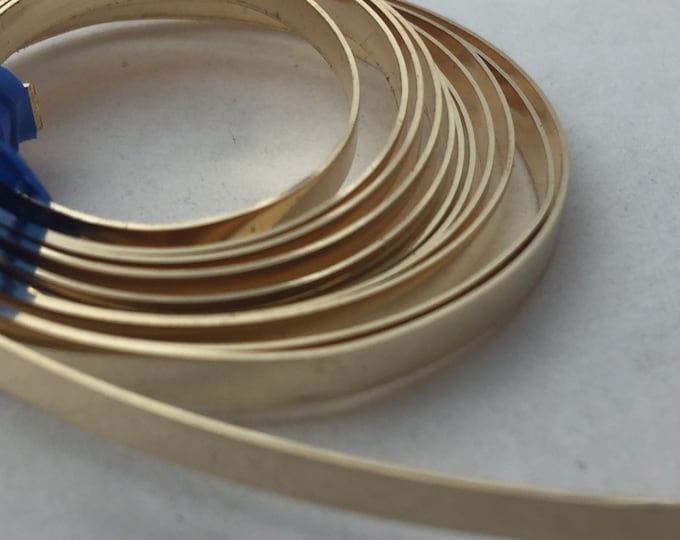 14K Yellow Gold Filled Gallery Wire, Bezel Wire, Gallery Ribbon ...
