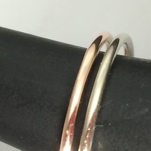 10k, Solid Gold, ROSE, Yellow, or White Gold, Set of 3 Rings, 18g ...