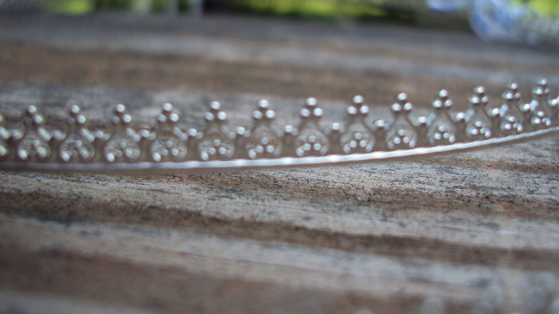 Silver Gallery Wire for Bezel Setting Cabs 6 Inches - Etsy