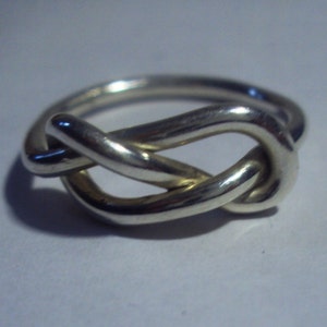 Infinity Knot Ring, Sterling Silver, Massive, 12g, Huge, Men, Women ...