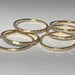 Jewelry, Ring, Gold, 14k, Filled, Lightly Faceted, Hammered, Simple ...