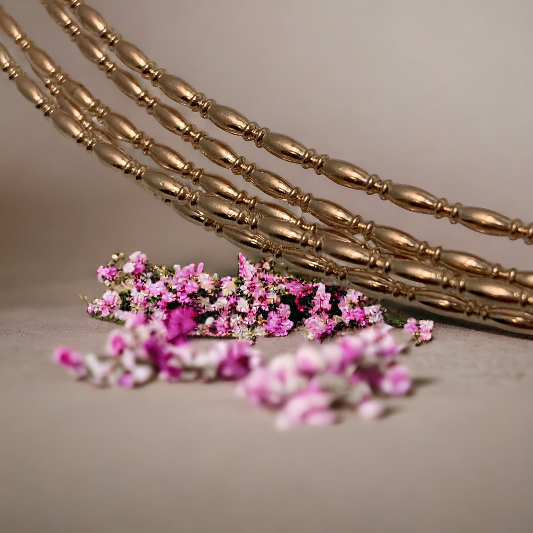 Gold Filled Fancy Beaded Wire. Perfect for Jewelry Making and Special ...