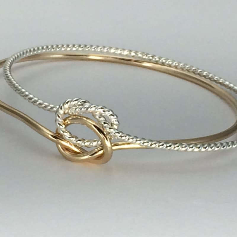Gold Knot Bracelet - Etsy