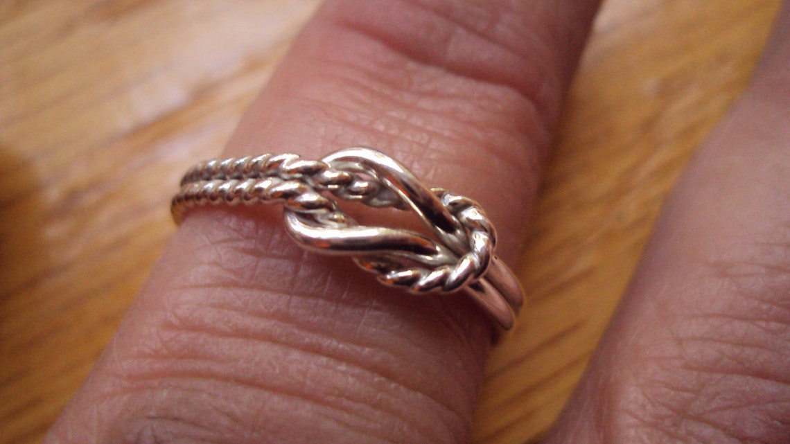 Hercules Knot Sailors Knot Buckle Knot Ring Half Twist - Etsy