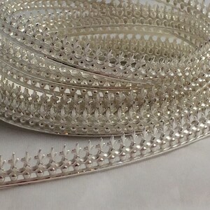 925 Sterling Silver Gallery Wire, Ball and Fleur Design, Bezel Wire ...