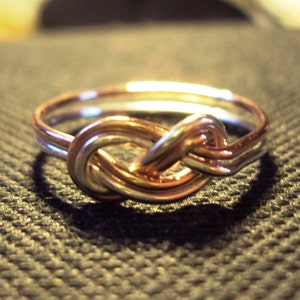Etsy Jewelry, Infinity Knot, Double Infinity Knot Ring, Any Metals ...