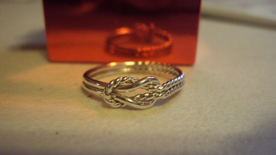 Hercules Knot Sailors Knot Buckle Knot Ring Half Twist - Etsy