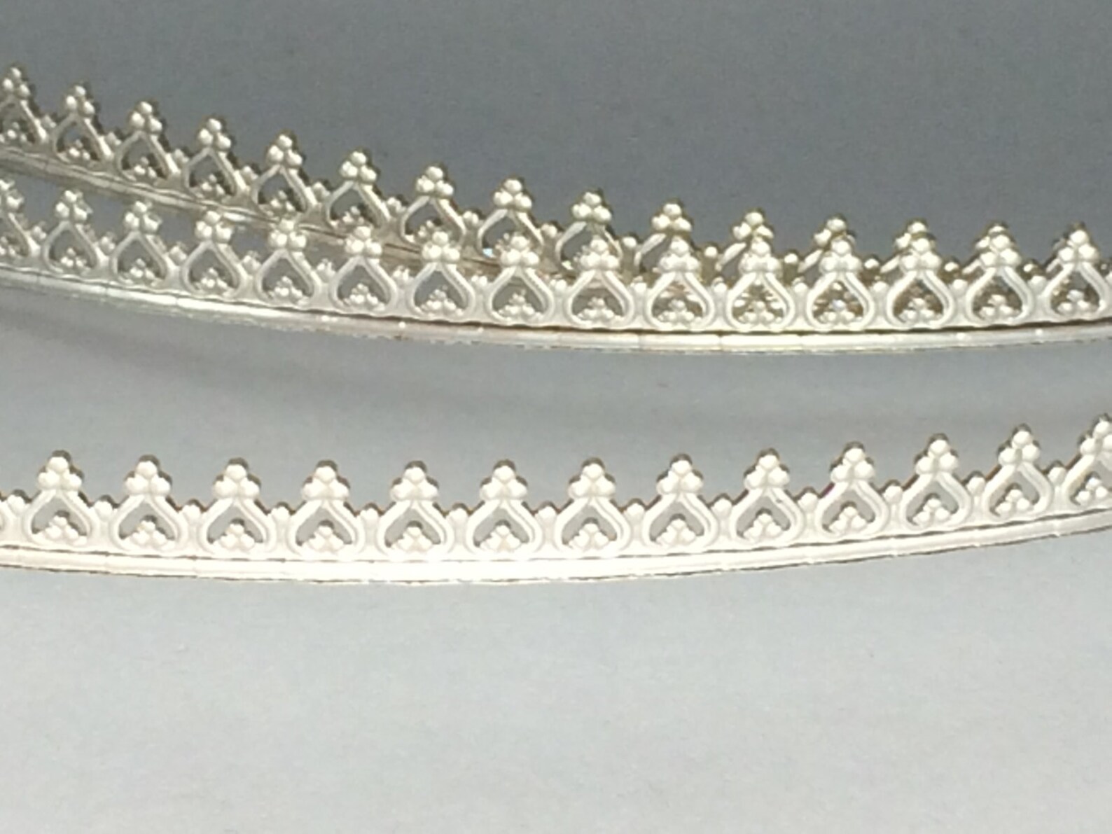1 Ft, Silver Gallery Wire, Bezel Wire, for Bezel Setting Cabs ...