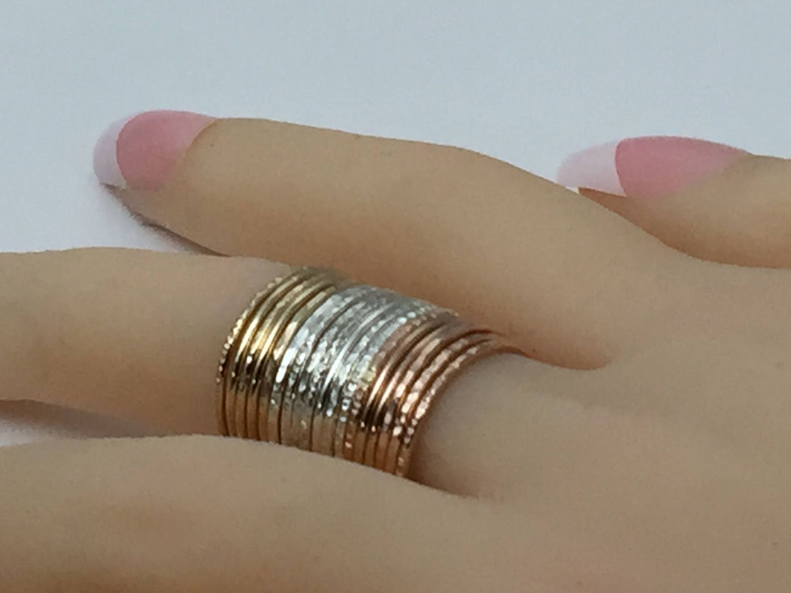 Stackable Rings Thin Stacking Rings Gold Stacking Rings | Etsy