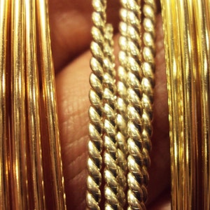 2 Ft - 16g Round14kt Rose or Yellow Gold Filled Round Wire, Half Hard ...