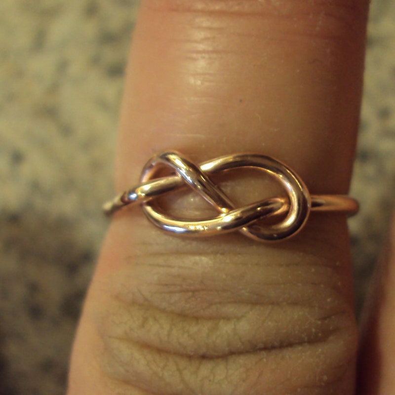 Figure 8 Knot Ring - Etsy