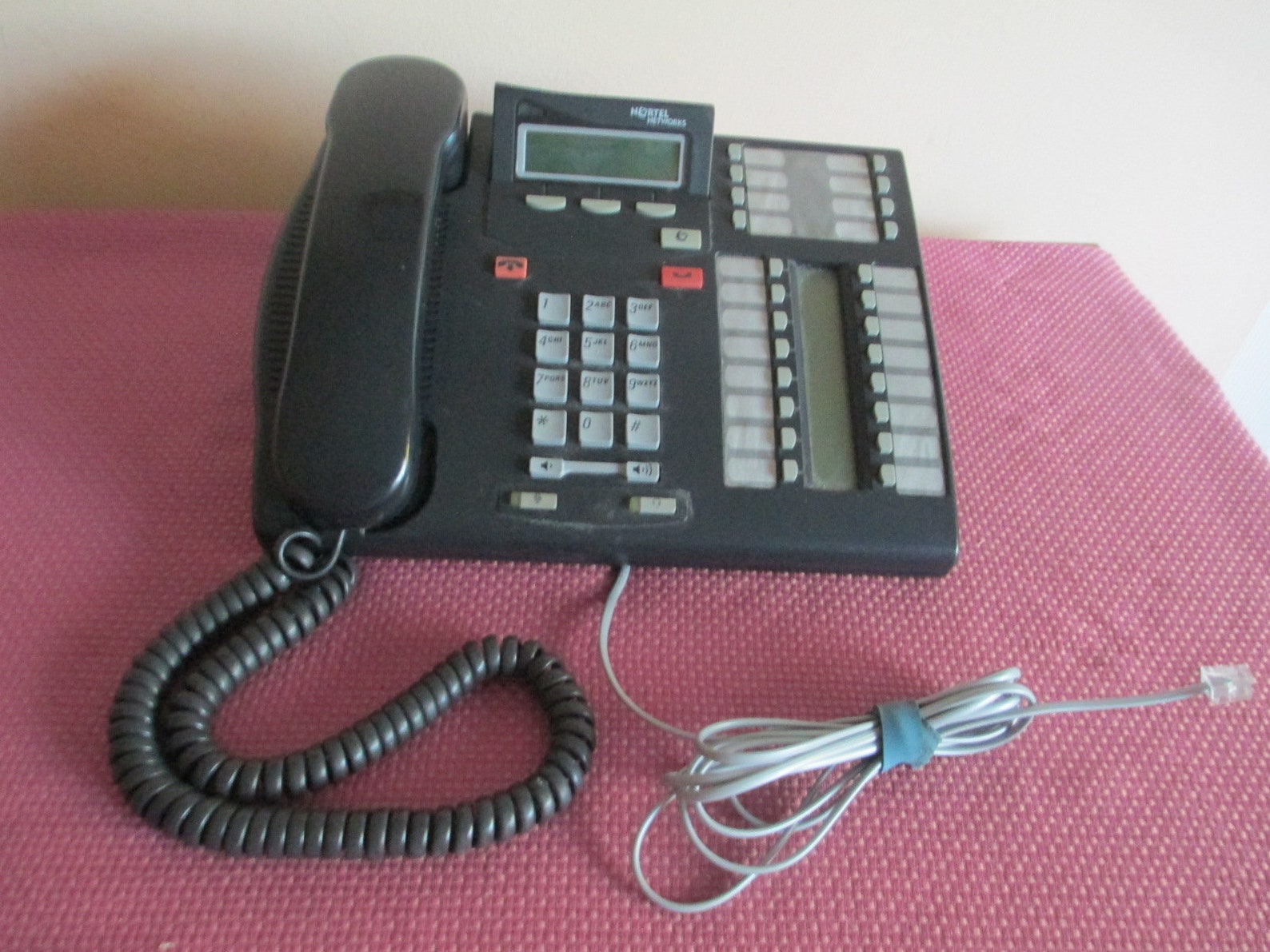 NORTEL NETWORKS PHONE, Charcoal Black, T7316, 10 Line Speaker Phone - Etsy