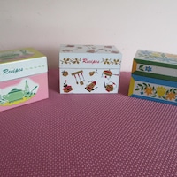 Vintage Plastic Canvas Recipe Box - Etsy