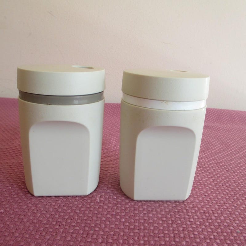 Tupperware Salt and Pepper Shakers - Etsy