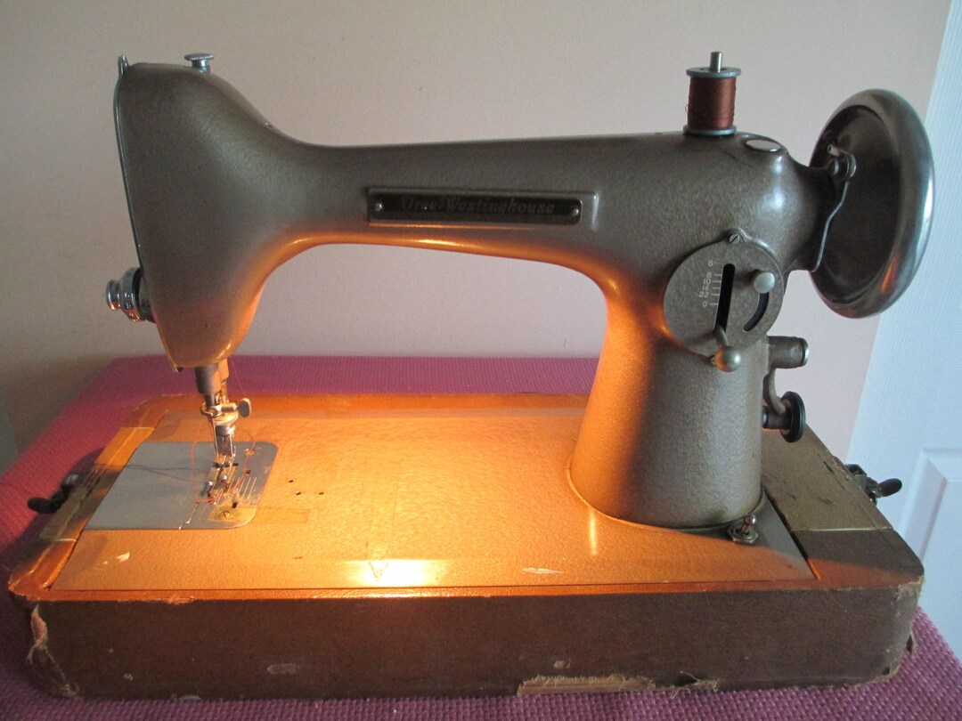 FREE WESTINGHOUSE Electric Sewing Machine & Case, Model AHR Type F ...