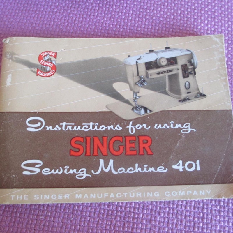 Singer 401 Sewing Machine - Etsy
