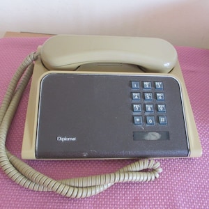 NORTHERN TELECOM DIPLOMAT Desk Phone, Push Button, Corded, 1980's ...