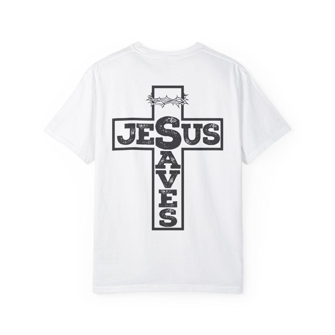 Faith-inspired Jesus Saves T-shirt, Christian Apparel, Unisex Tee ...