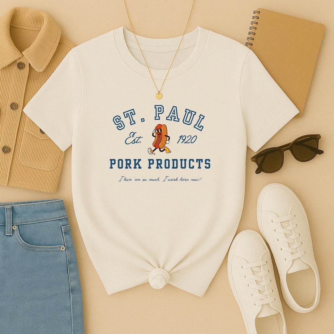 St Paul Pork Products T-shirt – Drop Dead Gorgeous Movie Tee, Funny ...