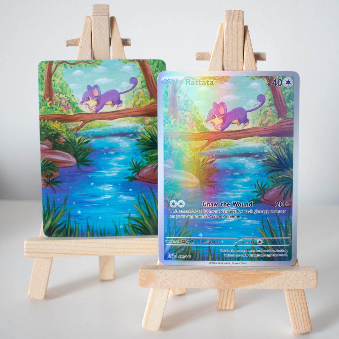 Rattata Full Art Print - Etsy