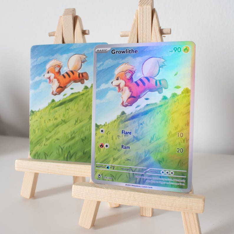 Growlithe Full Art Print - Etsy