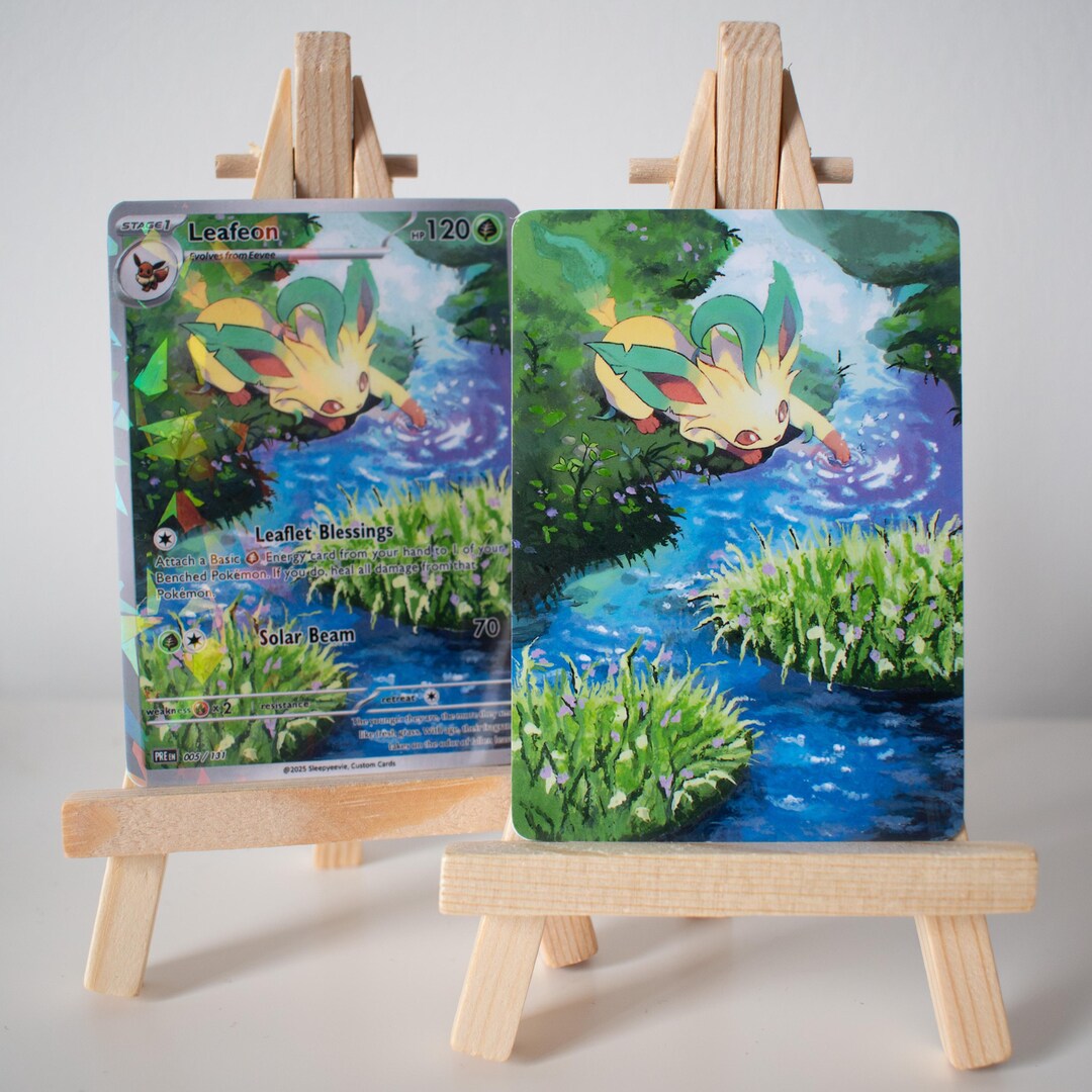 Leafeon Full Art Print - Etsy