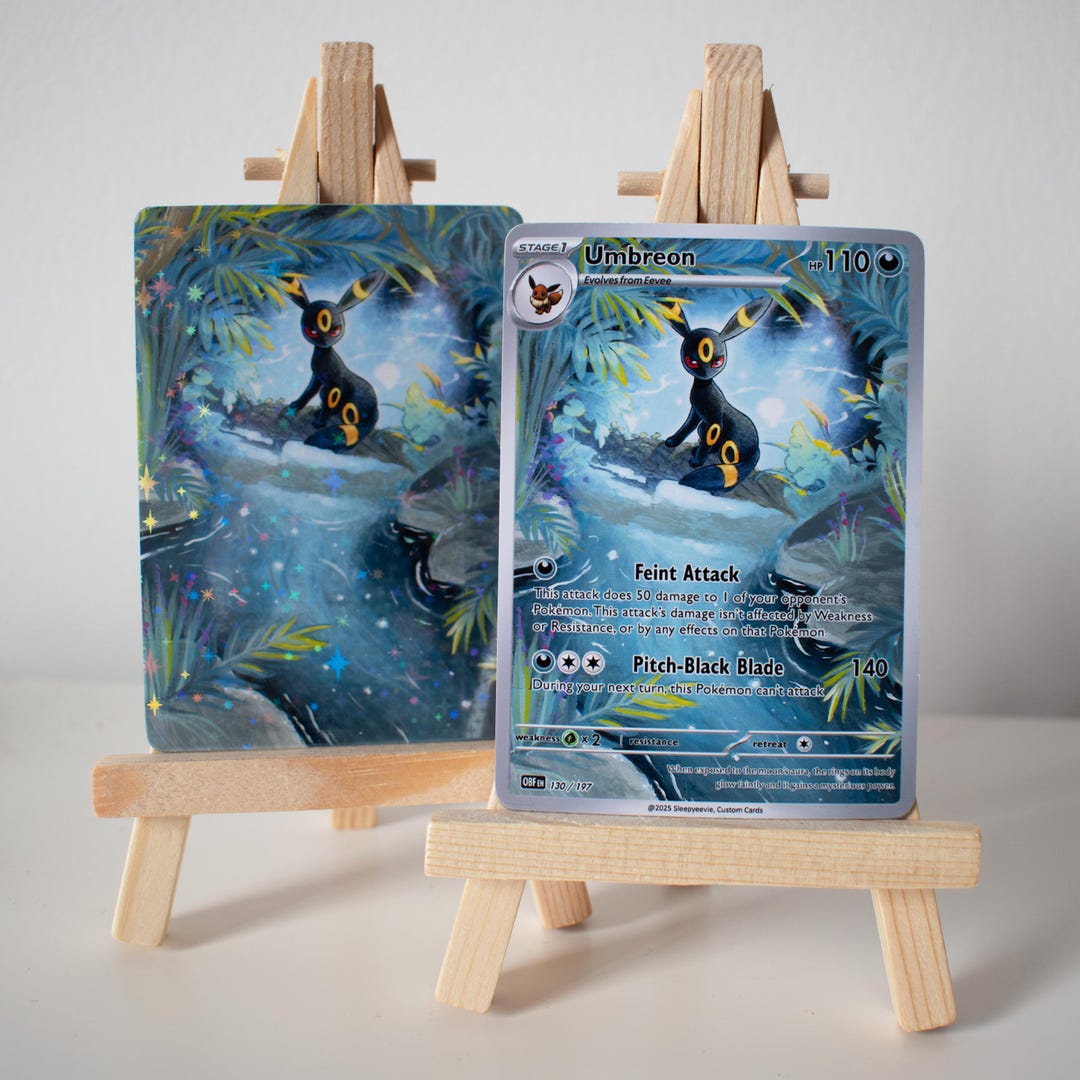 Umbreon Full Art Print - Etsy