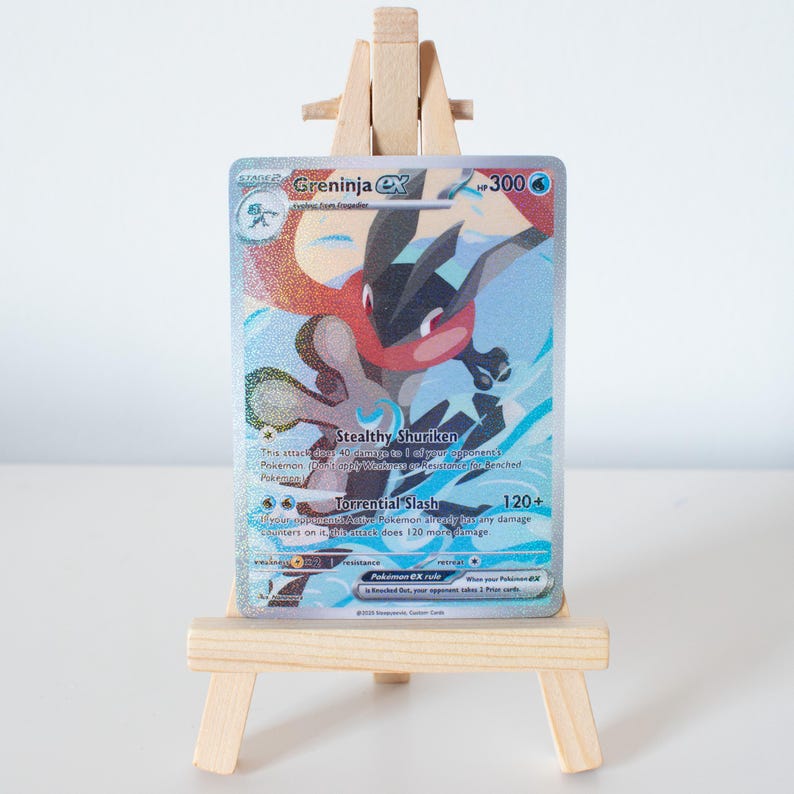 Greninja EX Pokemon Card - Etsy