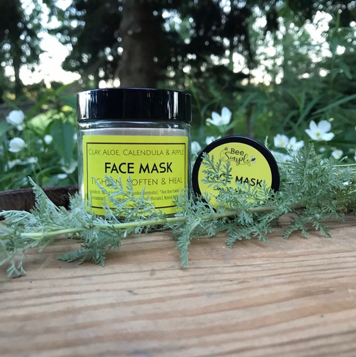 Organic Face Mask, Face Mask, Natural Face Mask, Spa Gift, Facial - Etsy