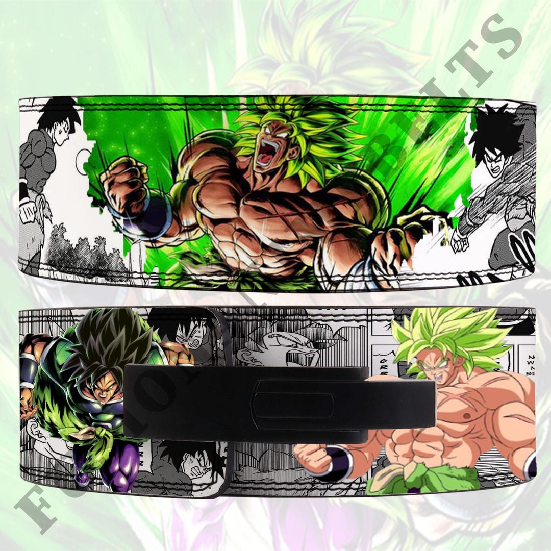 Dragon Ball Z Broly Anime Lever Belt | Powerlifting Belt | Broly Lever ...