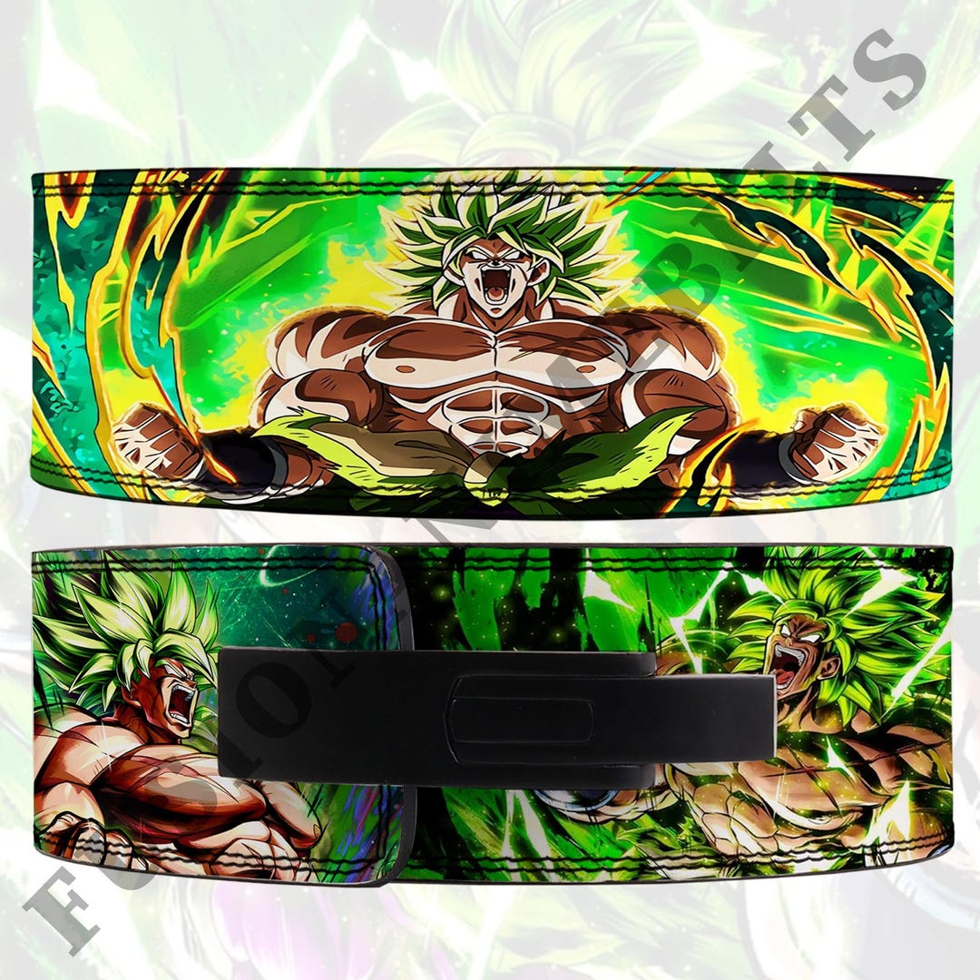 Dragon Ball Z Broly Anime Lever Belt | Powerlifting Belt | Broly Lever ...