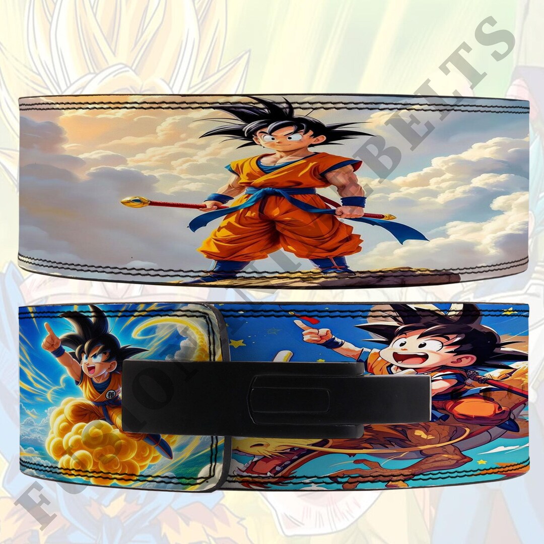 Goku Anime Lever Lifting Belt Weightlifting Anime Belt Powerlifting ...
