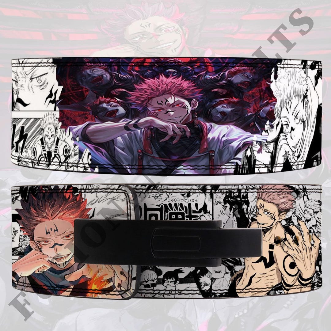 Ryomen Sukuna Lever Lifting Belt Weightlifting Anime Belt Powerlifting ...
