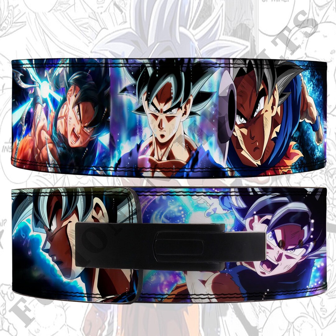 Goku Anime Lever Belt Goku Ultra Instinct Belt Powerlifting Custom ...