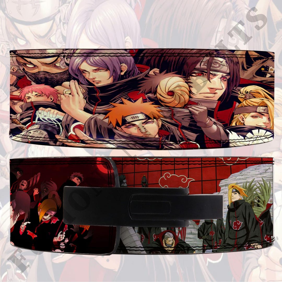 Naruto Anime Lever Lifting Belt Weightlifting Anime Belt Powerlifting ...
