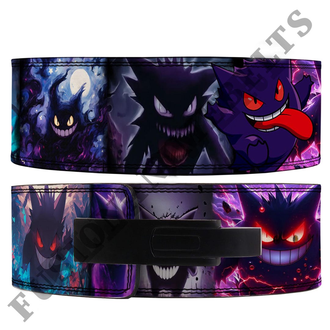 Gengar Pokemon Weightlifting Belt | Gengar Custom Lever Belt ...