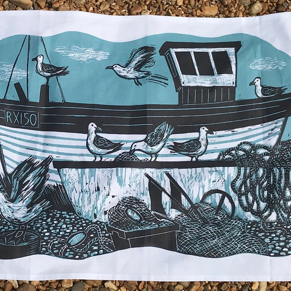 Nautical Tea Towel - Etsy
