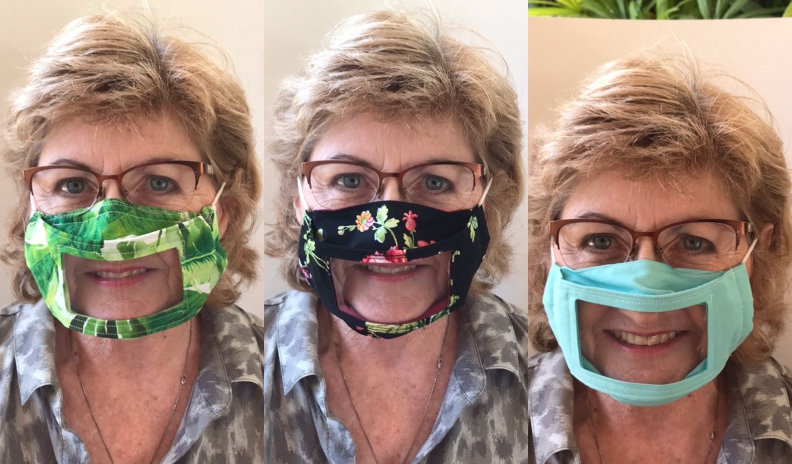 Lip Reading Face Mask Clear Face Mask Window Face Mask ASL - Etsy