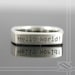 Hello World Squircle Ring Solid Sterling Silver Mens Wedding - Etsy