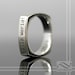 Hello World Squircle Ring Solid Sterling Silver Mens Wedding - Etsy