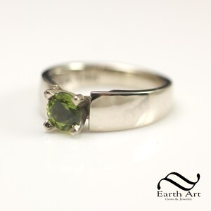 Once Upon A Time Ring - Peridot and Sterling or Gold - Etsy