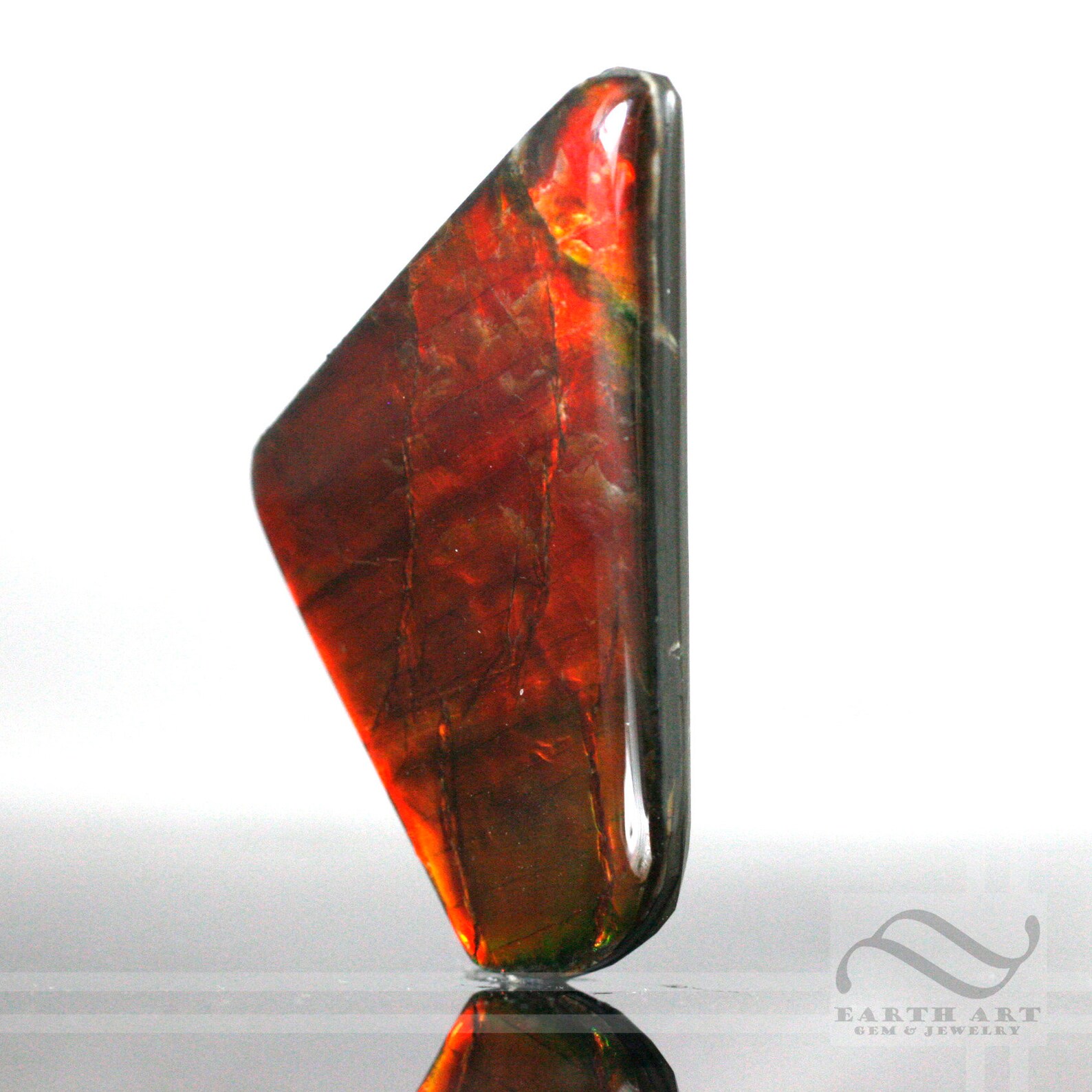Red Ammolite 84 Carats - Etsy