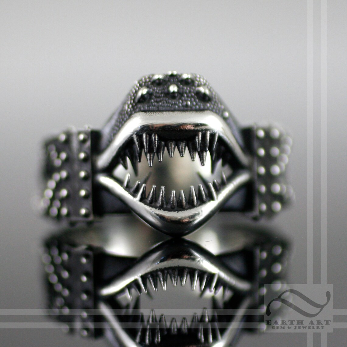 Monster Ring Sterling Silver Mimic Inspired Creepy Ring - Etsy