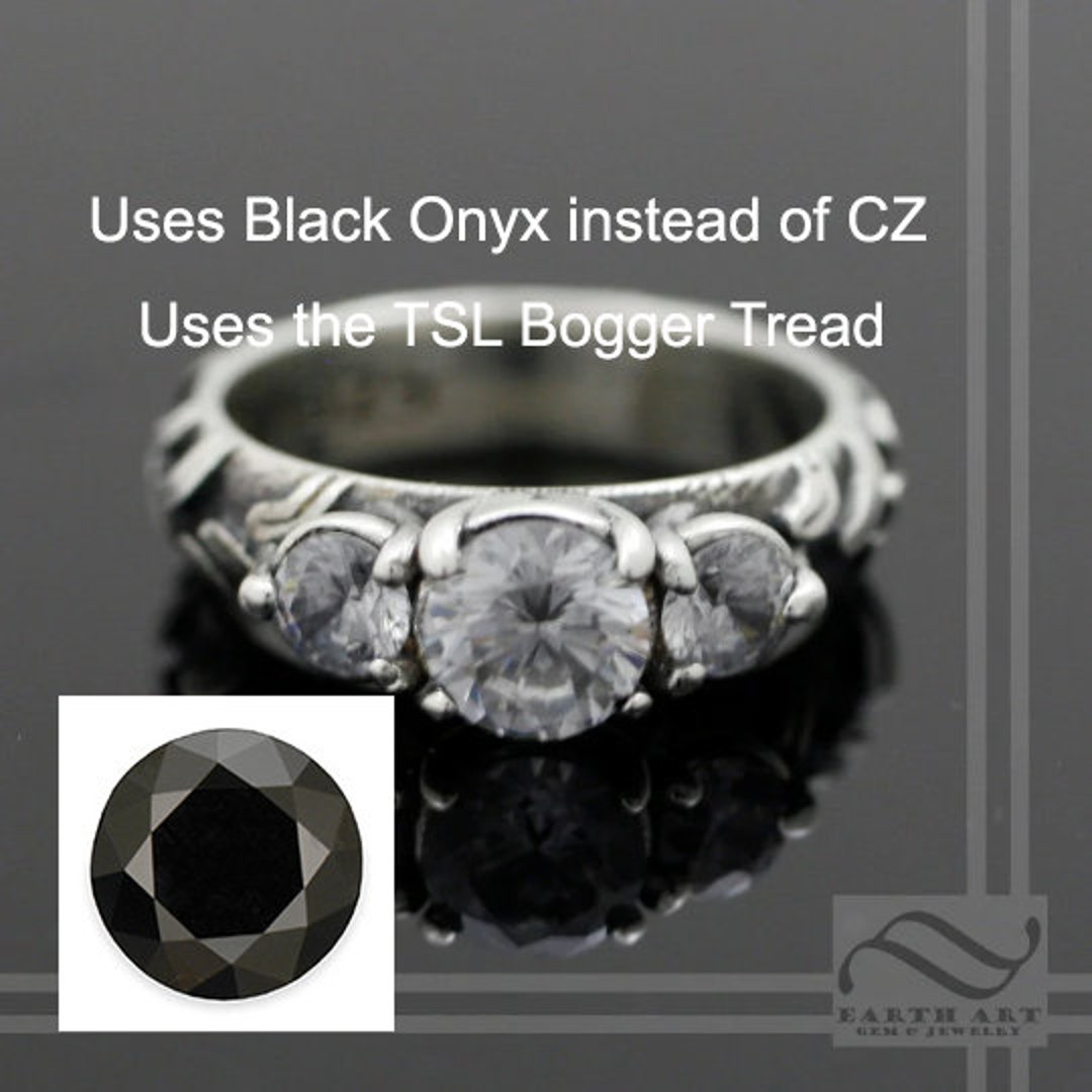 Custom Ladies Black Onyx Outlaw Ring - Etsy
