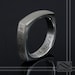 Hello World Squircle Ring Solid Sterling Silver Mens Wedding - Etsy